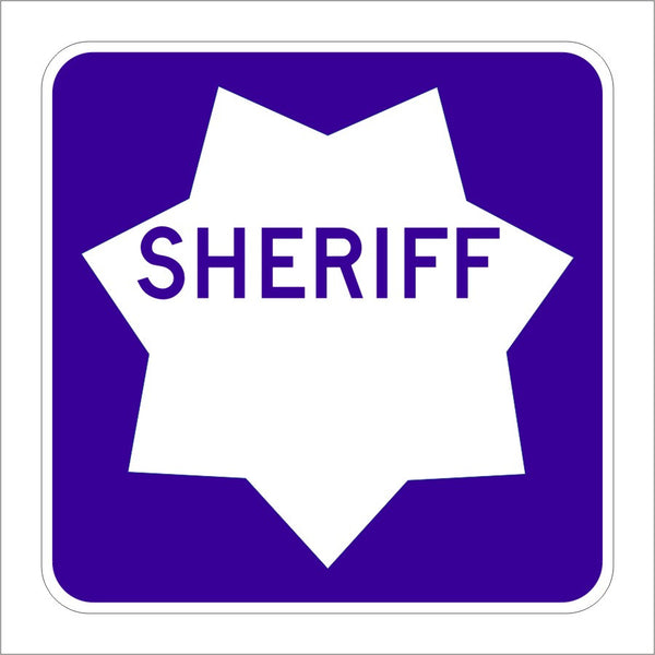 G66-61 (CA) SHERIFF SIGN – Main Street Signs, Athaco Inc.