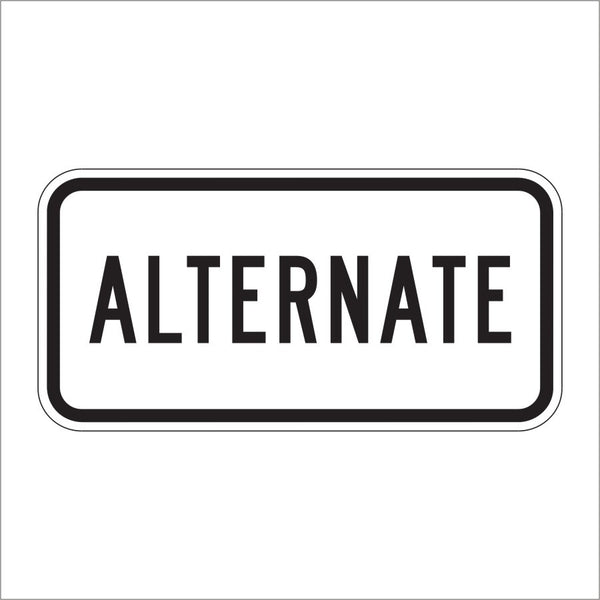 M4-1 ALTERNATE ROUTE AUXILIARY SIGN – Main Street Signs, Athaco Inc.