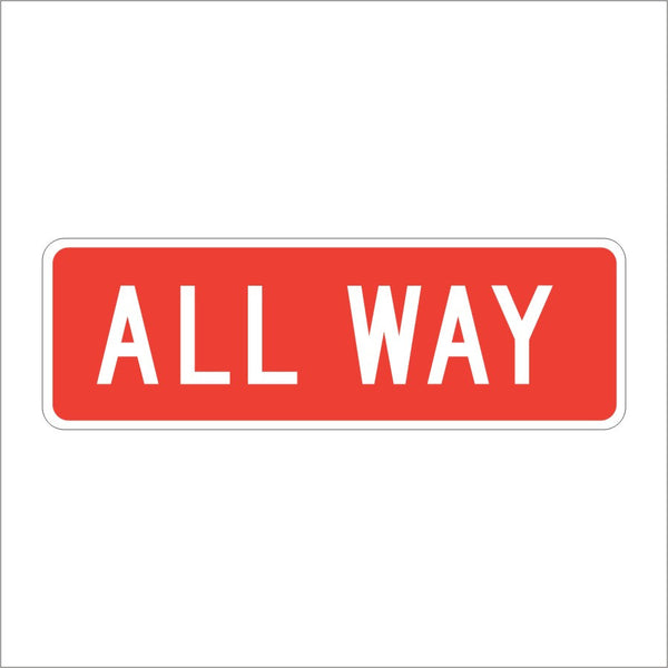 R1-3P ALL WAY SIGN – Main Street Signs, Athaco Inc.