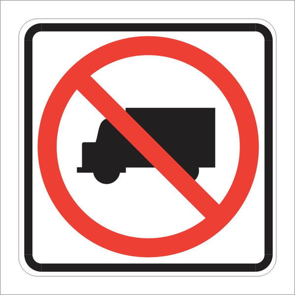 R5-2 NO TRUCKS (SYMBOL) SIGN – Main Street Signs, Athaco Inc.