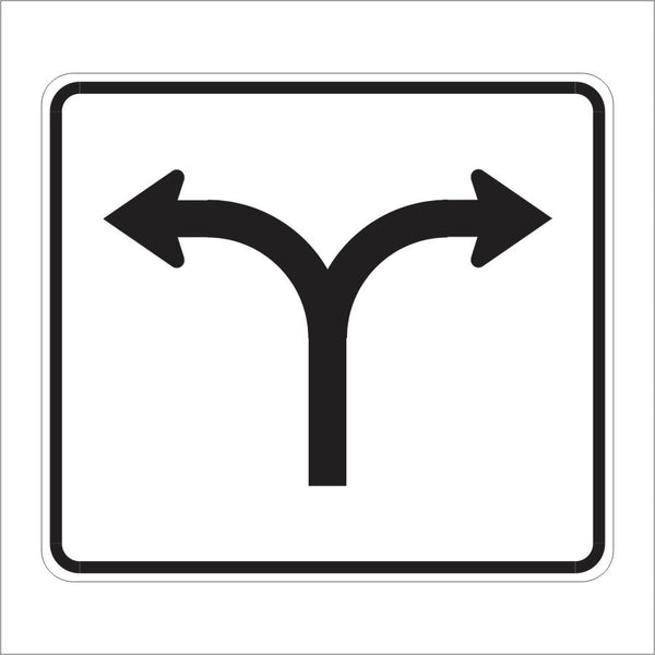 R60B (CA) OPTIONAL RIGHT OR LEFT TURN (SYMBOL) SIGN – Main Street Signs ...