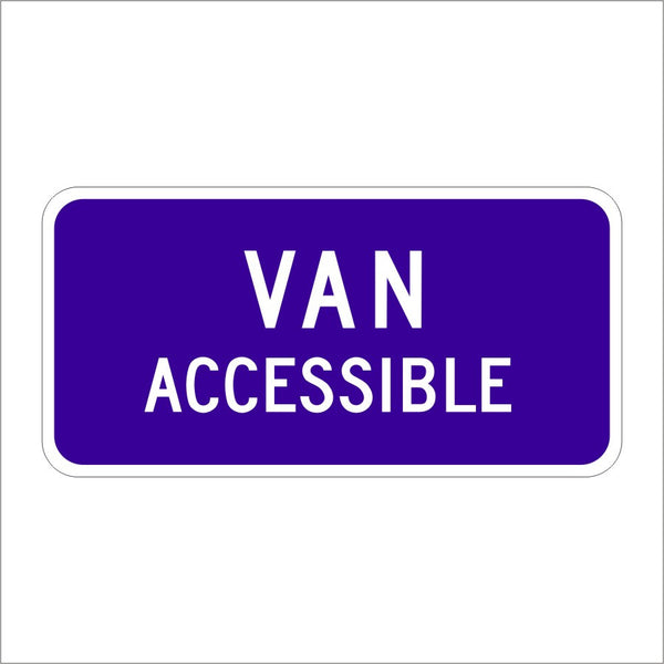 R7-8B VAN ACCESSIBLE SIGN – Main Street Signs, Athaco Inc.