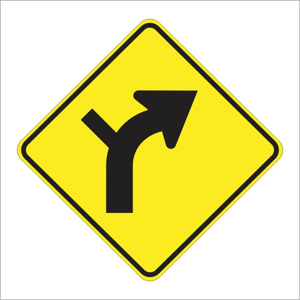 W1-10 HORIZONTAL ALIGNMENT SIGN – Main Street Signs, Athaco Inc.
