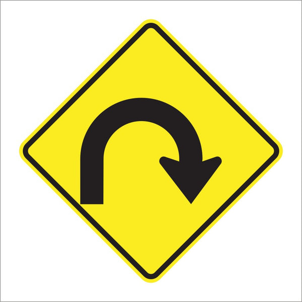 W1-11 HAIRPIN CURVE SIGN – Main Street Signs, Athaco Inc.