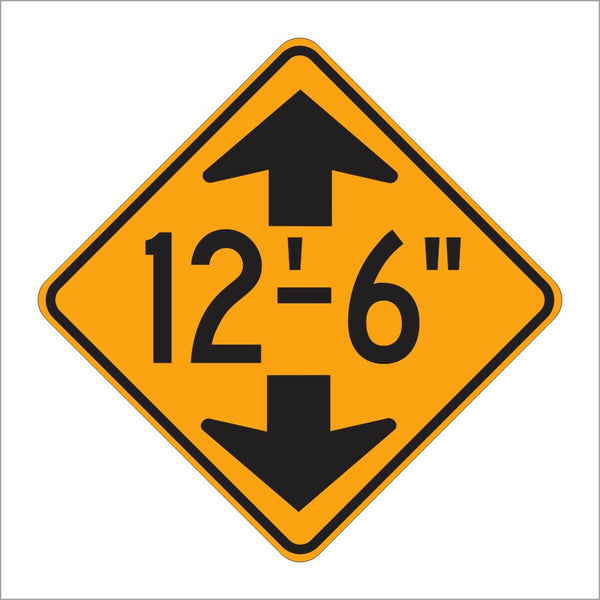 W12-2 LOW CLEARANCE SIGN – Main Street Signs, Athaco Inc.